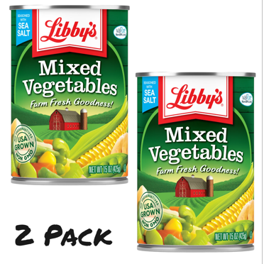 Libby's Mixed Vegetables, 15 Oz (Pack of 3) - Walmart.com