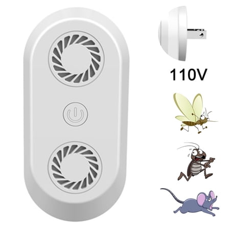 Ultrasonic Pest Repeller Wall Plug-in Indoor Pest Repellent, Get Rid of ...