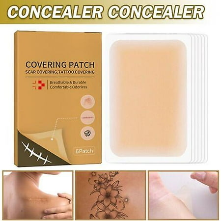 12x Invisible Tattoo Scar Acne Cover Up Sticker Concealer Skin-friendly ...