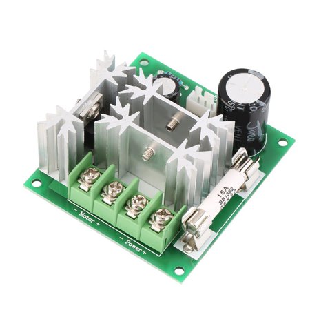DC 6V-90V 15A DC Motor Speed Control PWM Switch Controller 1000W Over ...