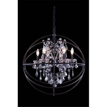 1206 Madison Collection Pendent lamp D:14" H:13" Lt:4 Mocha Brown ...