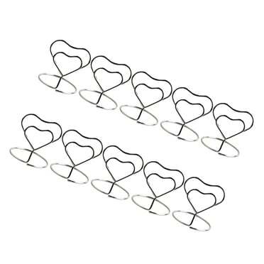Uxcell 4.7 Inch Metal Wire Place Card Holder, 20 Pack Photo Picture ...