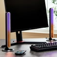 Onn+ RGBIC Multicolor LED Light Bar 2 Pack with Mirrored Design, Remote ...