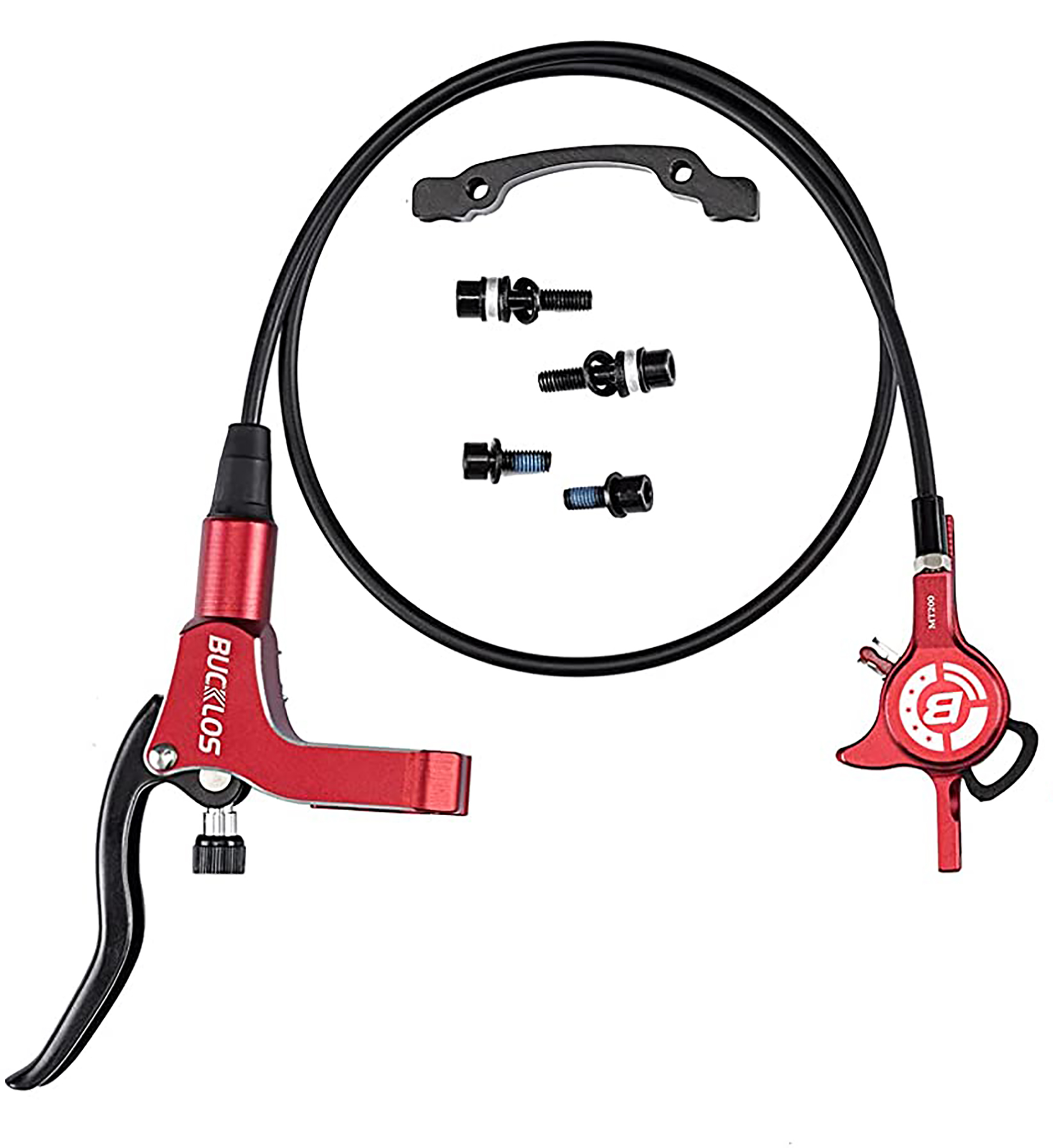 MTB Hydraulic Disc Brakes Set for Mountain Bike - MT200 Aluminum Alloy ...