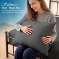 4 Piece Cot Sheets Set Dark Grey Solid Size (28" x 75"), 100% Egyptian ...