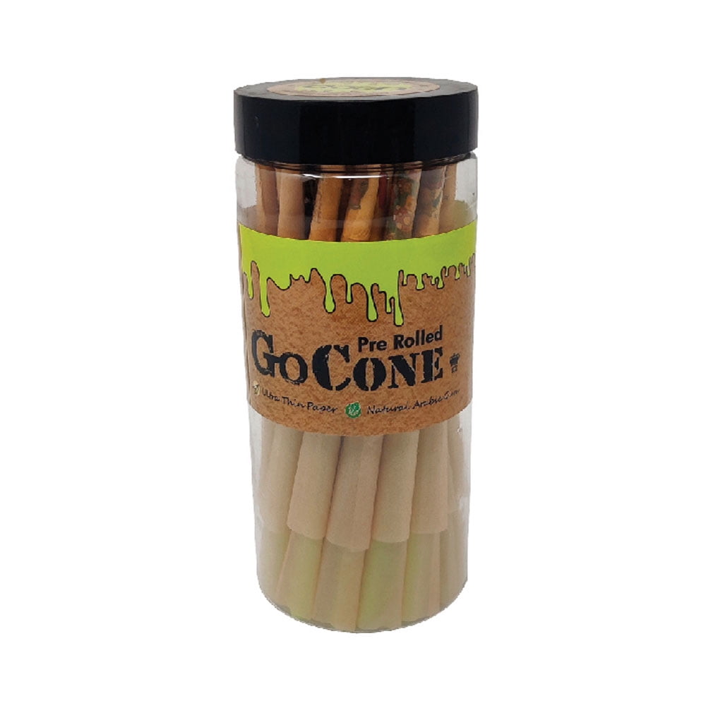 Caja con 50 Conos Pre Rolados CAPTAIN GOGO King Size Ultra Fino Café ...