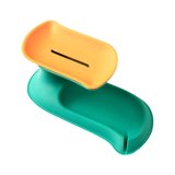 Shower Soap Holder Suction Cup Soap Dish for Shower Wall Double Layer ...