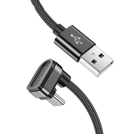 U Shape Data Cable, Nylon Braided Data Charging Adapter Cable, Angle ...