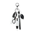 6 Piece Pen Set Marker, Retractable Ballpoint, Keychain Clip, Foldable ...