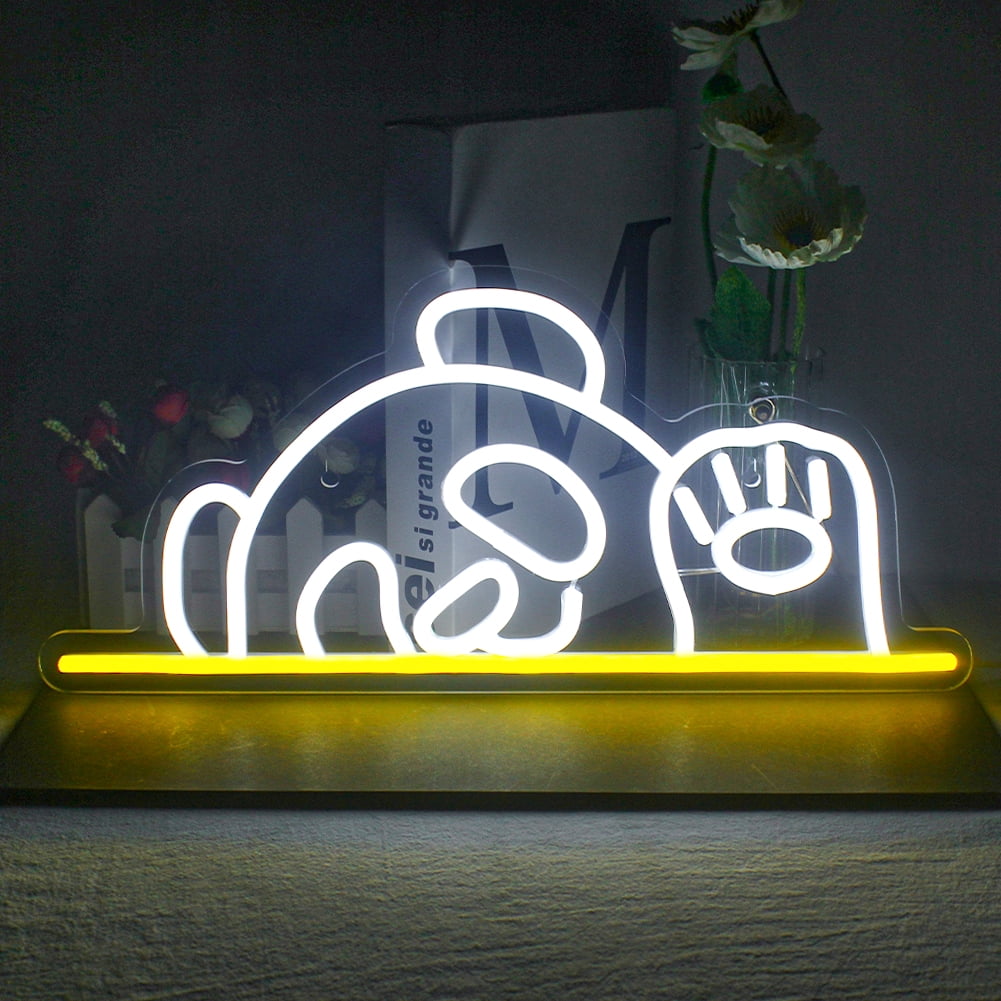 WX&YH Panda LED Neon Light Signs USB Power for Bedroom Home Wedding ...