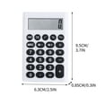 Kchsji Portable Digital Mini Calculator 8-Digit LCD Display High ...