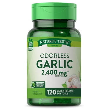 Puritan's Pride Odorless Garlic 1000 mg-250 Rapid Release Softgels ...