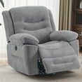 Sfxingyou Large Power Swivel Rocker Recliner with Massage and Heat, USB ...