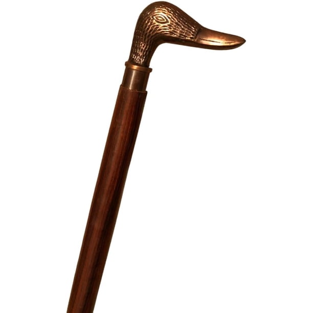Duck Head Brass Antique Handle Wooden Walking Cane Stylish Walking ...