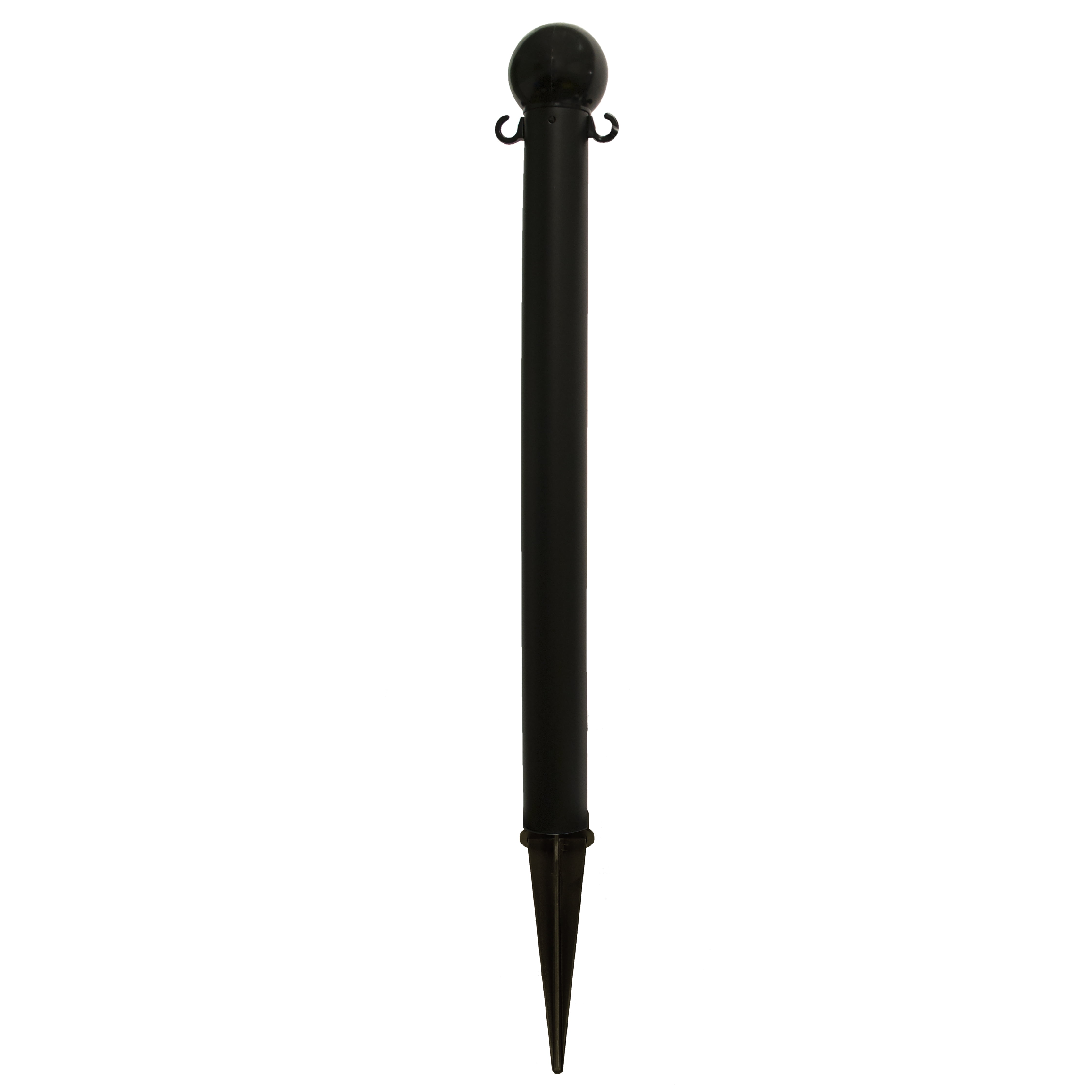 3 Inch Black Heavy Duty Ground Pole - Walmart.com