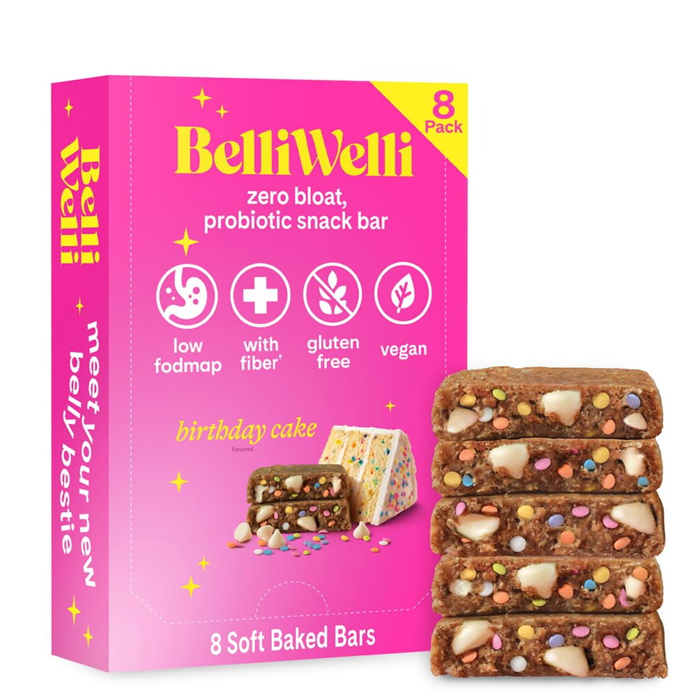 Belliwelli Soft Baked Probiotic Snack Bars | Gluten-Free, Dairy-Free ...