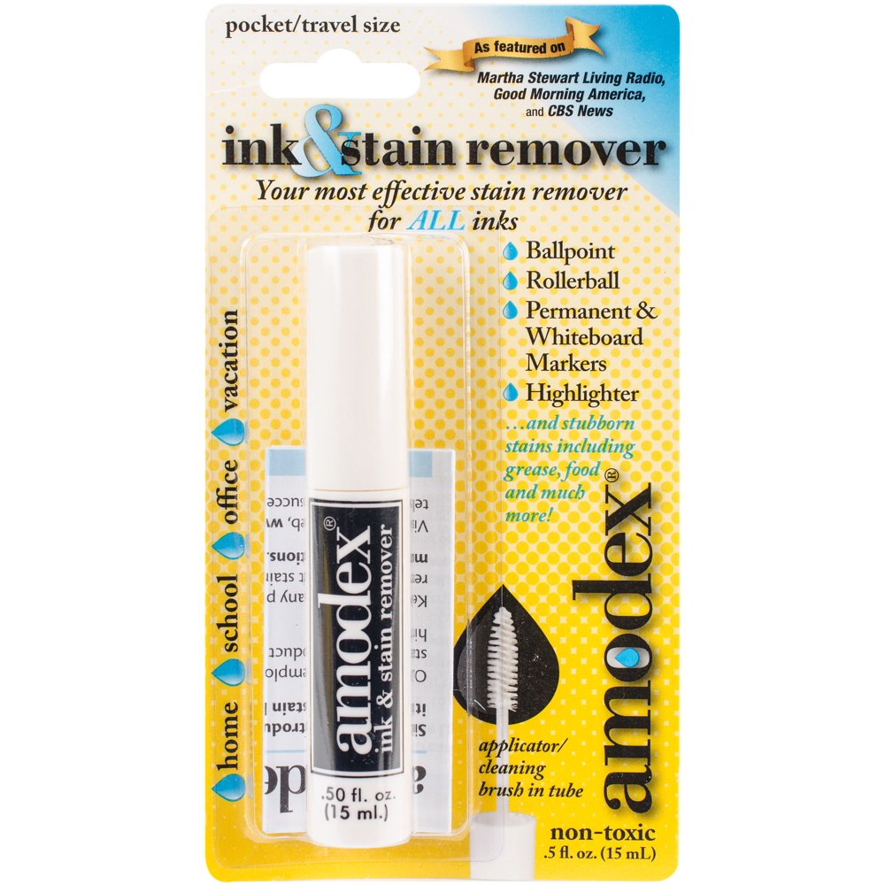 Amodex Ink & Stain Remover 1/2oz - Walmart.com - Walmart.com
