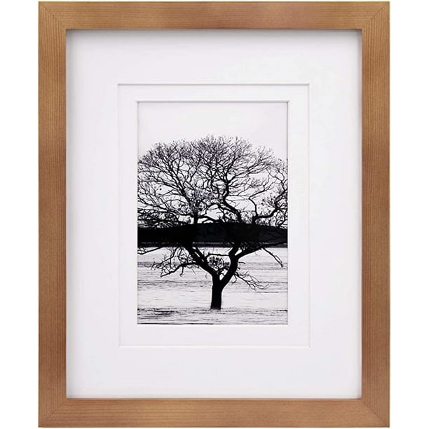 Icona Bay 8x10 Light Oak Picture Frame W/ 5x7 Mat, 1 PK, Bliss Tabletop ...