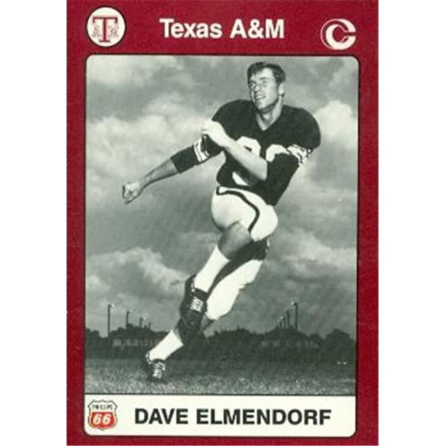 Dave Elmendorf Football Card (Texas A&M) 1991 Collegiate Collection No ...