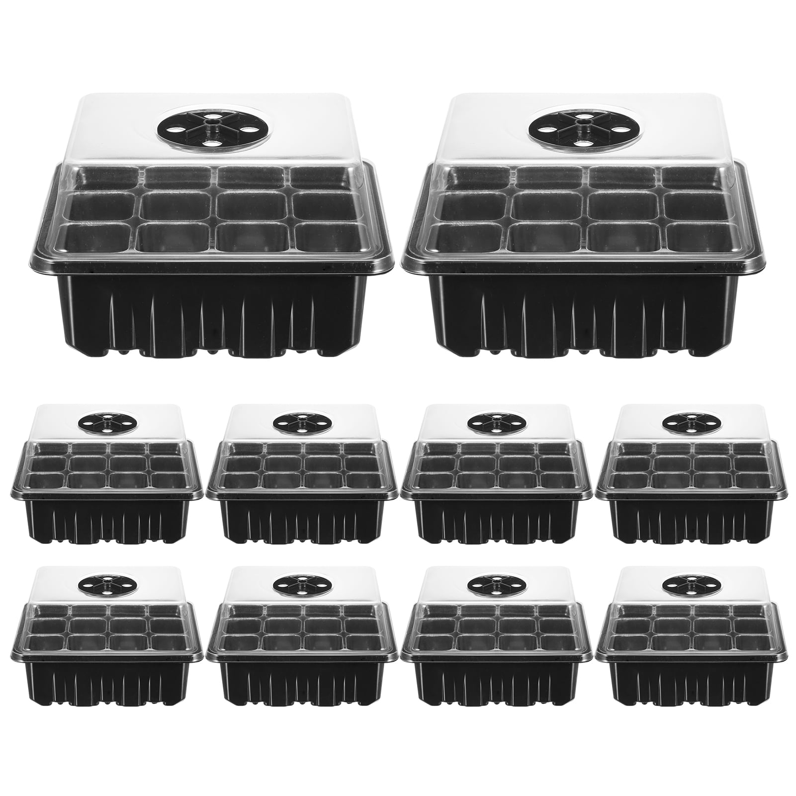 Click here for Yeacher 10 Pack Seed Starter Trays 12-Cell Seedlin... prices