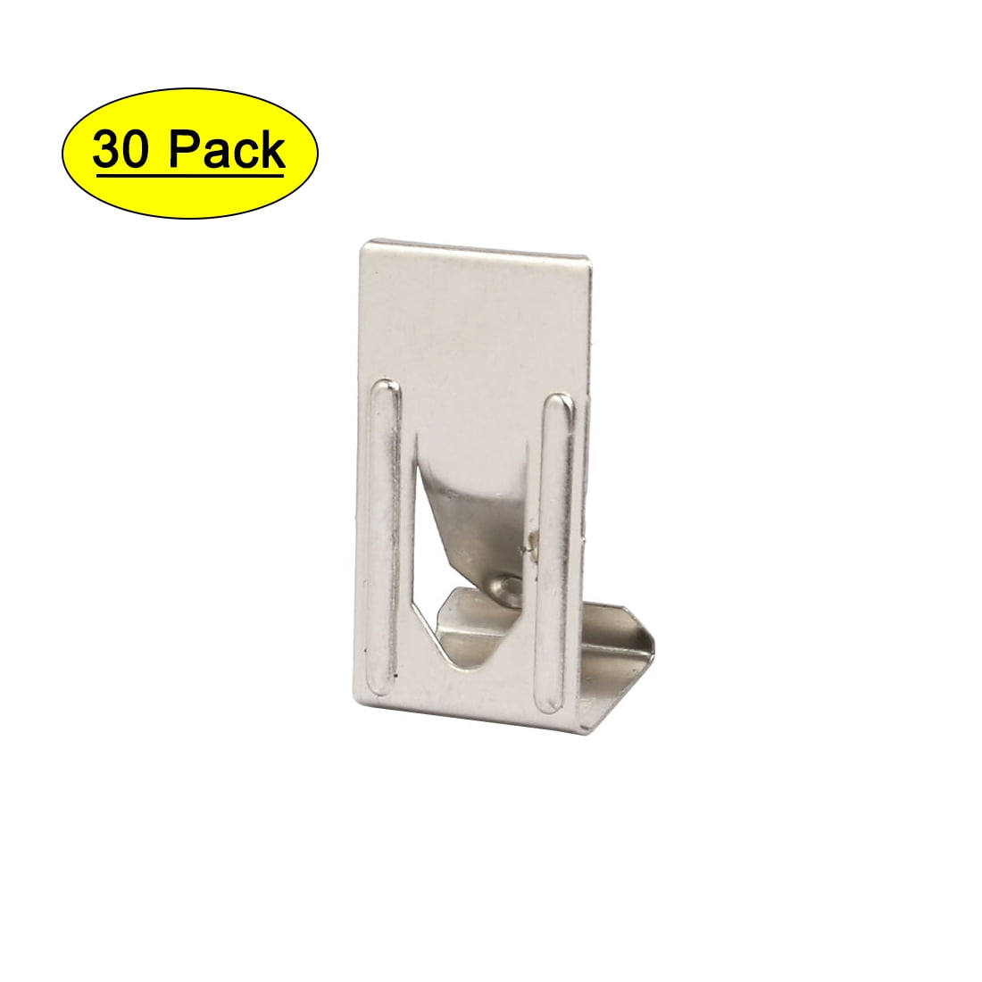 Uxcell 26mmx14mm Photo Frame Metal Spring Turn Clip Hanger Siver Tone ...