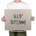 Heavy-Duty Chipboard Sheets 16 x 20 in - 80 PT (2mm) Thick Large of ...