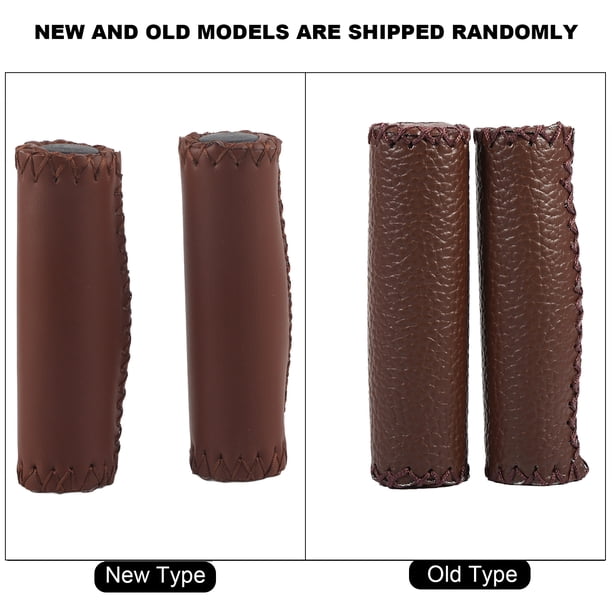VGEBY Bike Hand Grips, 1 Pair Non-slip Artificial Leather Lowrider Bike ...