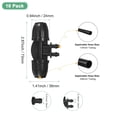 10-Pack Drip Irrigation Barbed Locking Tubing Fittings, 3/8 to 1/4 Inch ...