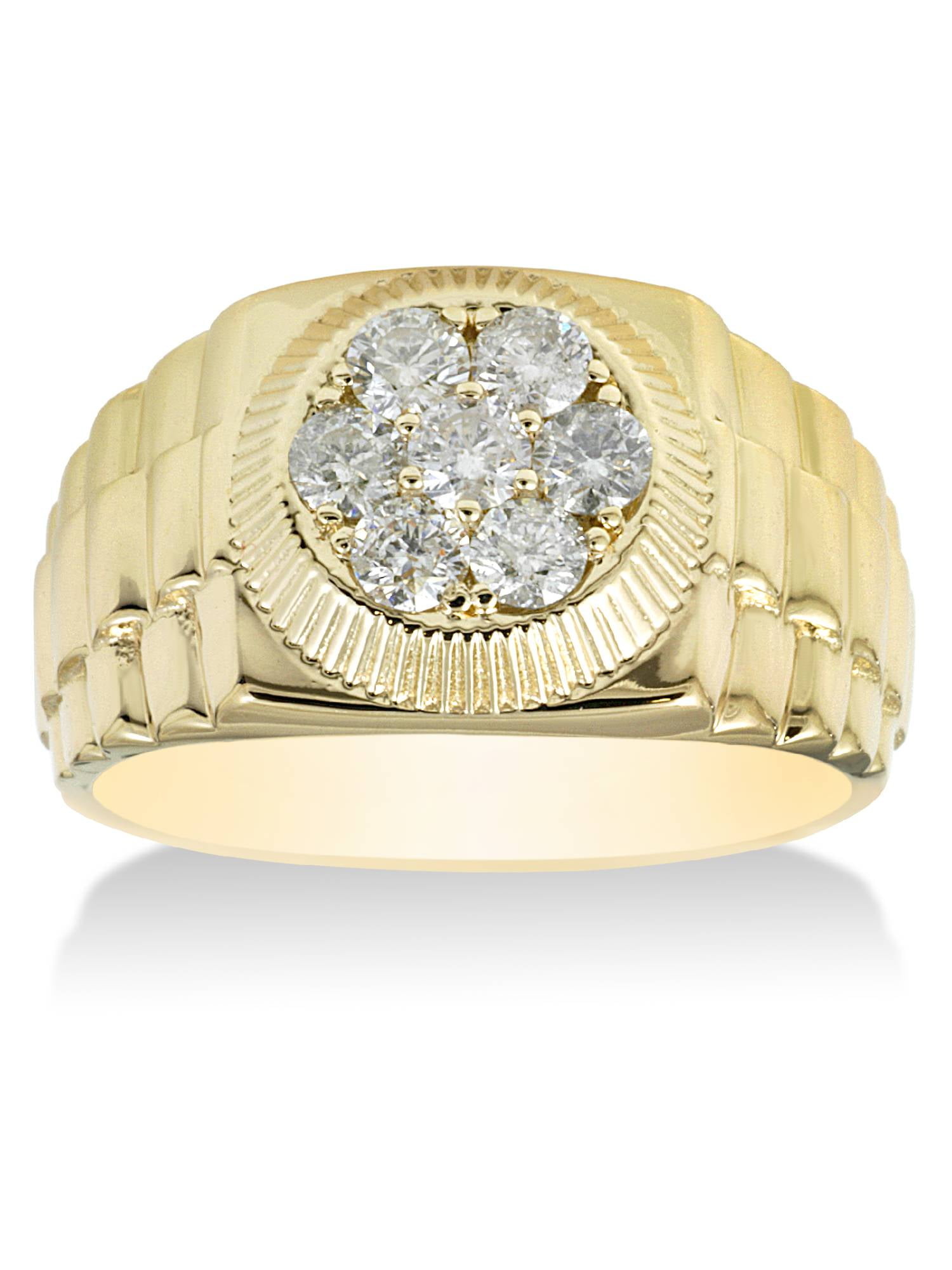 Pompeii3 - 3/4ct Diamond Mens Ring 14K Yellow Gold - Walmart.com ... Pompeii3 - 3/4ct Diamond Mens Ring 14K Yellow Gold - Walmart.com ...
