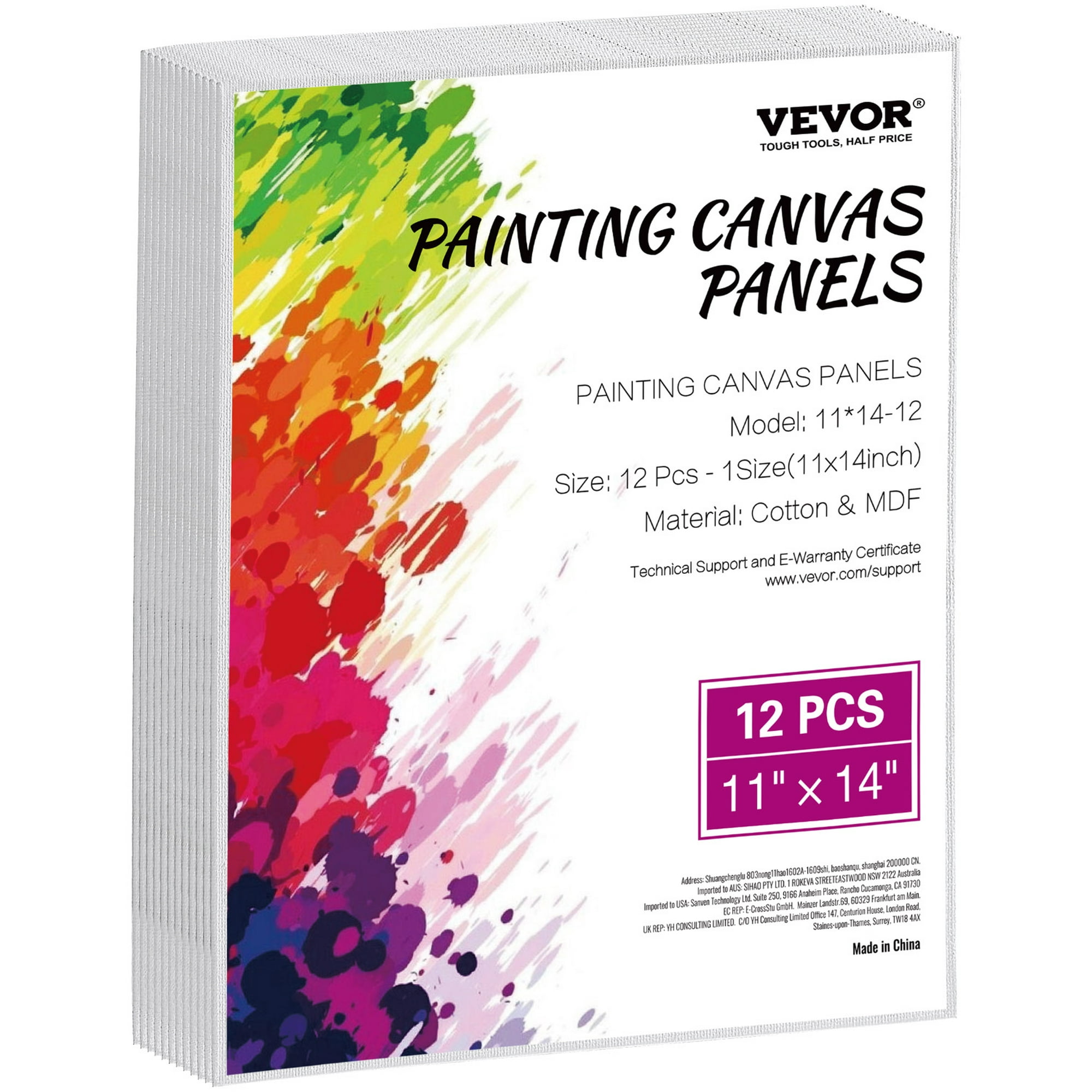 Click here for Vevor Canvas Boards For Painting 12 Pack 11 X 14 I... prices