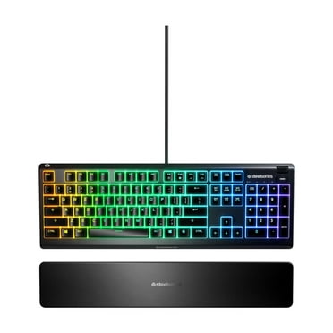 SteelSeries Apex 3 RGB Gaming Keyboard – 10-Zone RGB Illumination ...