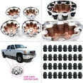 PIT66 Wheel Bearing Hub Center Cap Fit For Silverado Avalanche Sierra ...