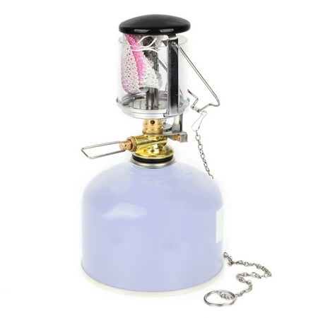 Portable Mini Camping Gas Lantern Hanging Piezo Ignition Gas Lamp Light ...