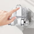 Bathroom Accessories - Shower Head Holder Wall Mount with Integrated ...