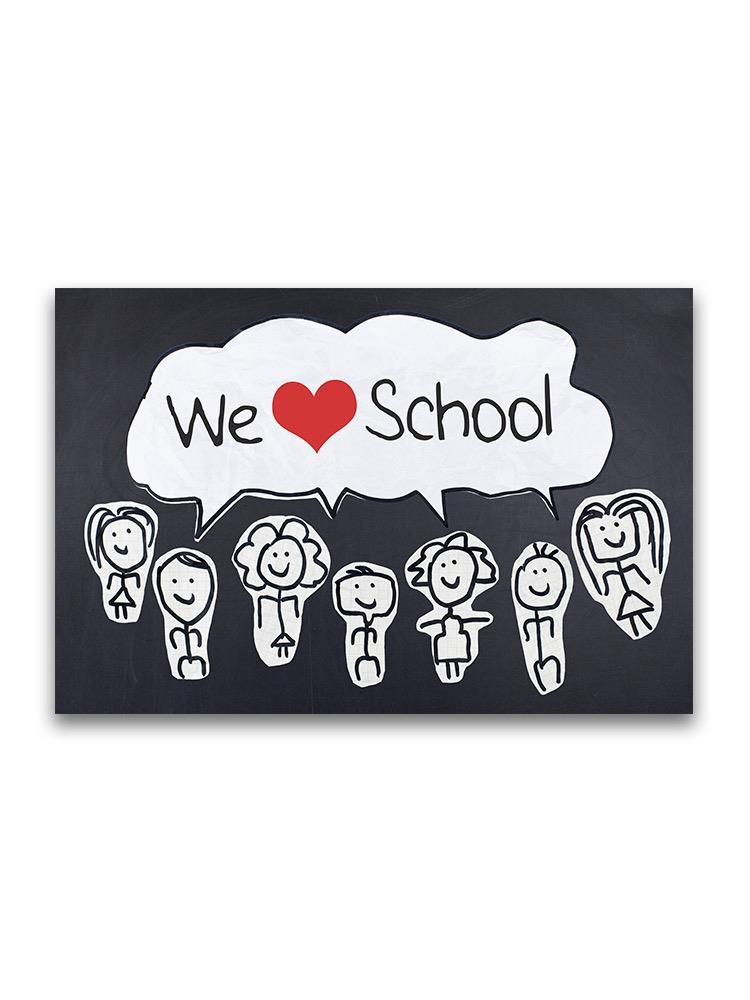 We Love School, Figurines Poster -Image by Shutterstock - Walmart.com