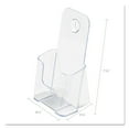 Deflecto, Single Compartment DocuHolder, 1 Each, Clear - Walmart.com