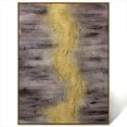 Abstract Handmade Wall Art Painting Yellow River Canvas Modern Home ...