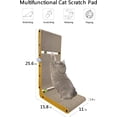 Board,L Shape Scratch Pad Wall Mounted, Cardboard with Ball for Indoor ...