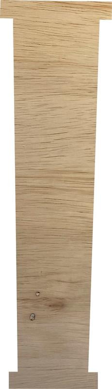 16'' Tall Wooden Letter I, Unfinished Wood Material Craft Letter, Kids ...