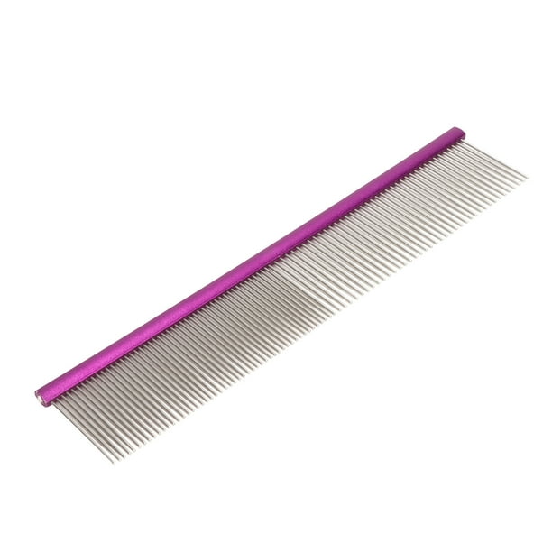Grooming Pet Steel Comb 2 Different Densities Prevents Static Dog ...