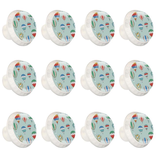 12 Pcs Hot Air Balloon Knobs for Kitchen Cabinet Cupboard Dresser Bookcase Drawer Pulls Handles ...