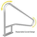 VEVOR 54x36 inch Pool Handrail 304 Stainless Steel 250 LBS Load ...