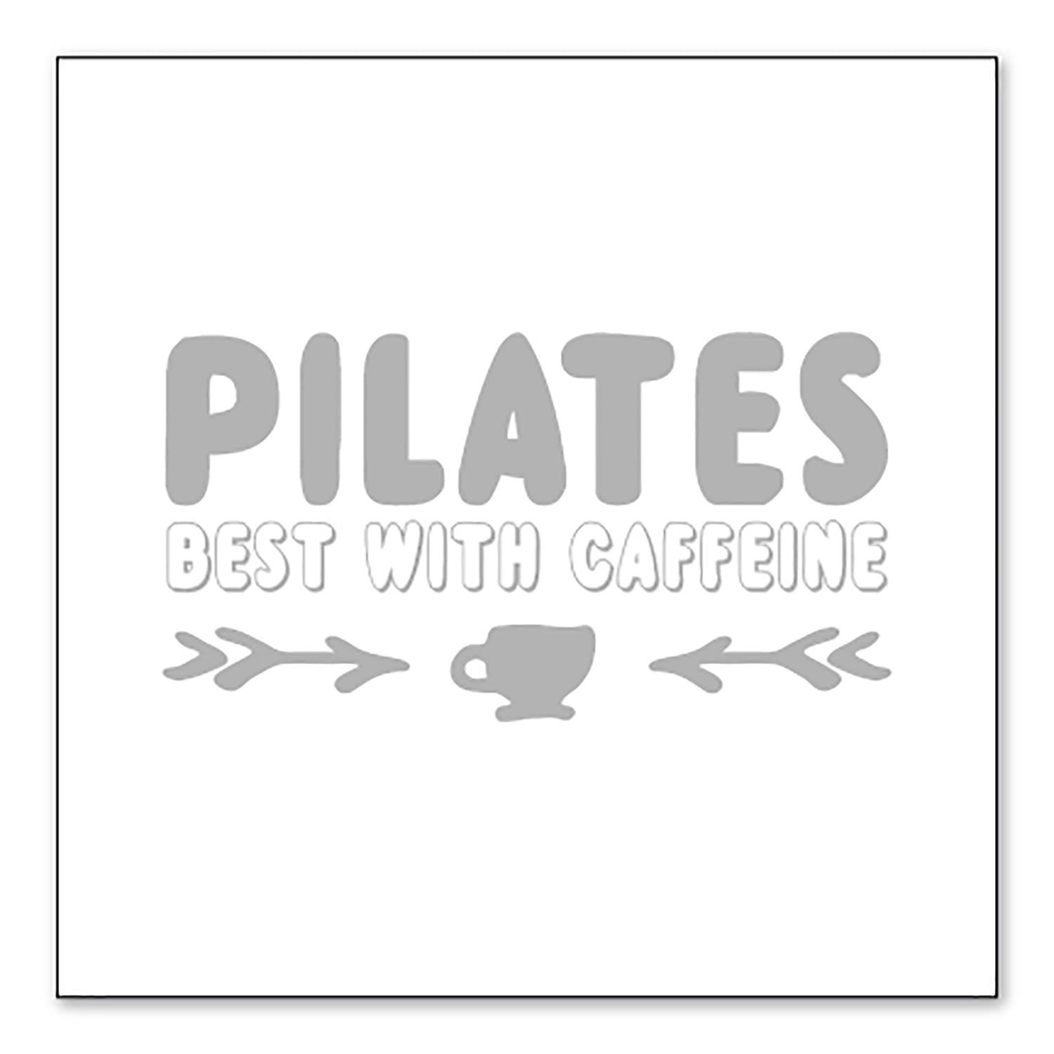 DistinctInk Custom Bumper Sticker - 10" x 10" Decorative Decal - White ...