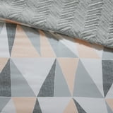 Home Essence Apartment Haley Reversible Comforter Mini Set Blush Full ...