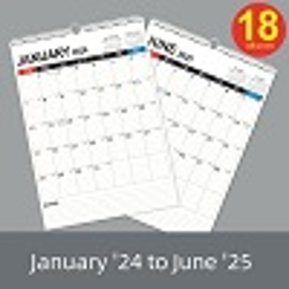 Godderr Wall Style Calendar 2024 English Calendar Portable Calendar ...