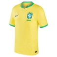 Men's Nike Yellow Brazil National Team 2022/23 Home Breathe Stadium ...