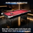 7 FT Folding Pool Table – Fast Folding, Adjustable Leveling Legs ...