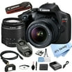 Canon T7 with 18-55mm f/3.5-5.6 Zoom Lens 24.0 Megapixels 9-Point AF ...
