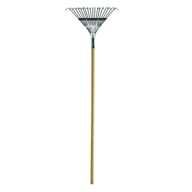 18 Tines 18" Spring Braced Fan Rake, with 48" Handle - Walmart.ca