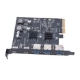 5 Port USB PCIE Expansion Card USB3.0 and TypeC Port 10Gbps for ...